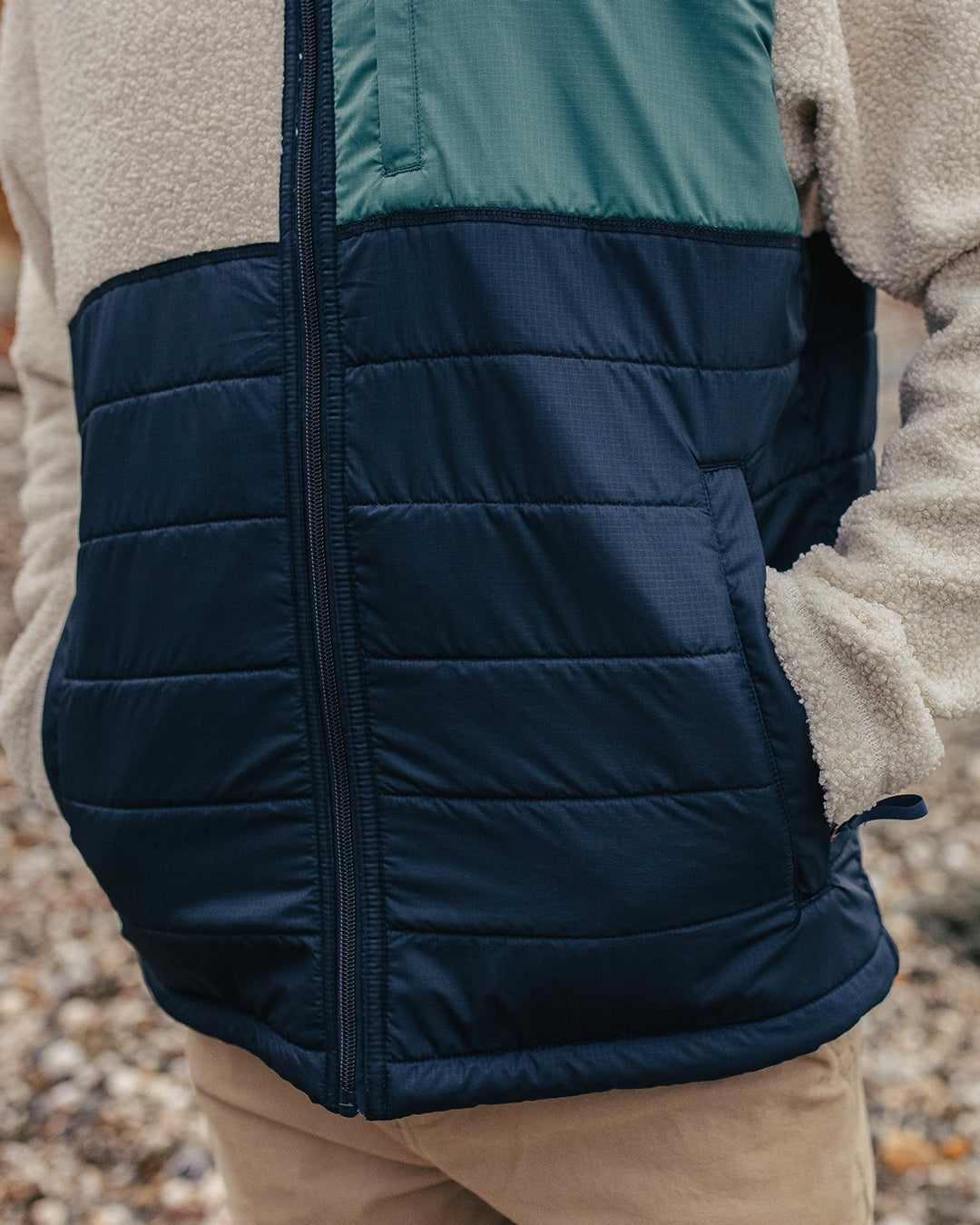 Born Explorer Recycled Polar-Lined Sherpa Fleece Birch – Passenger