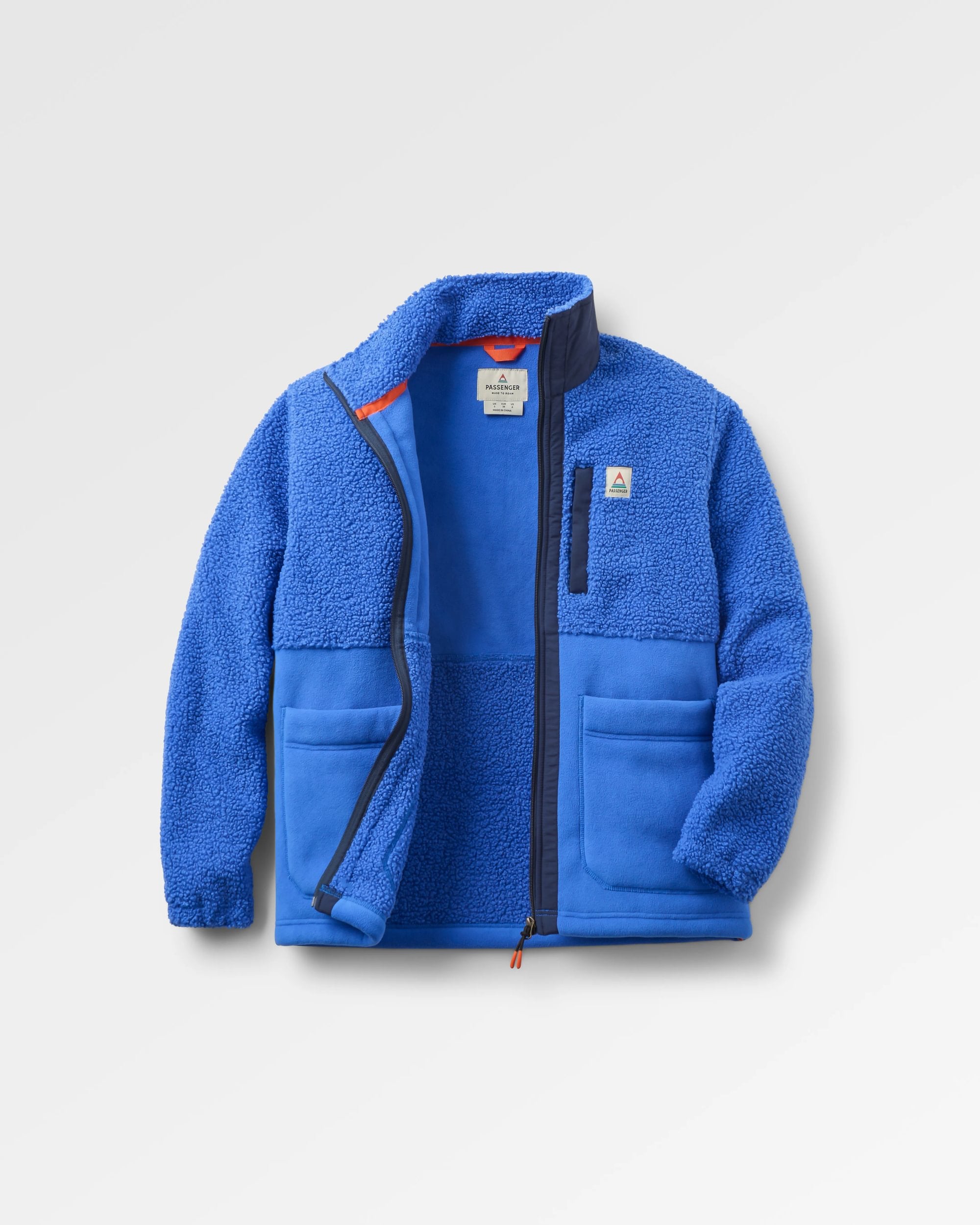Oak Teddy Long Line Fleece Electric Blue – Passenger