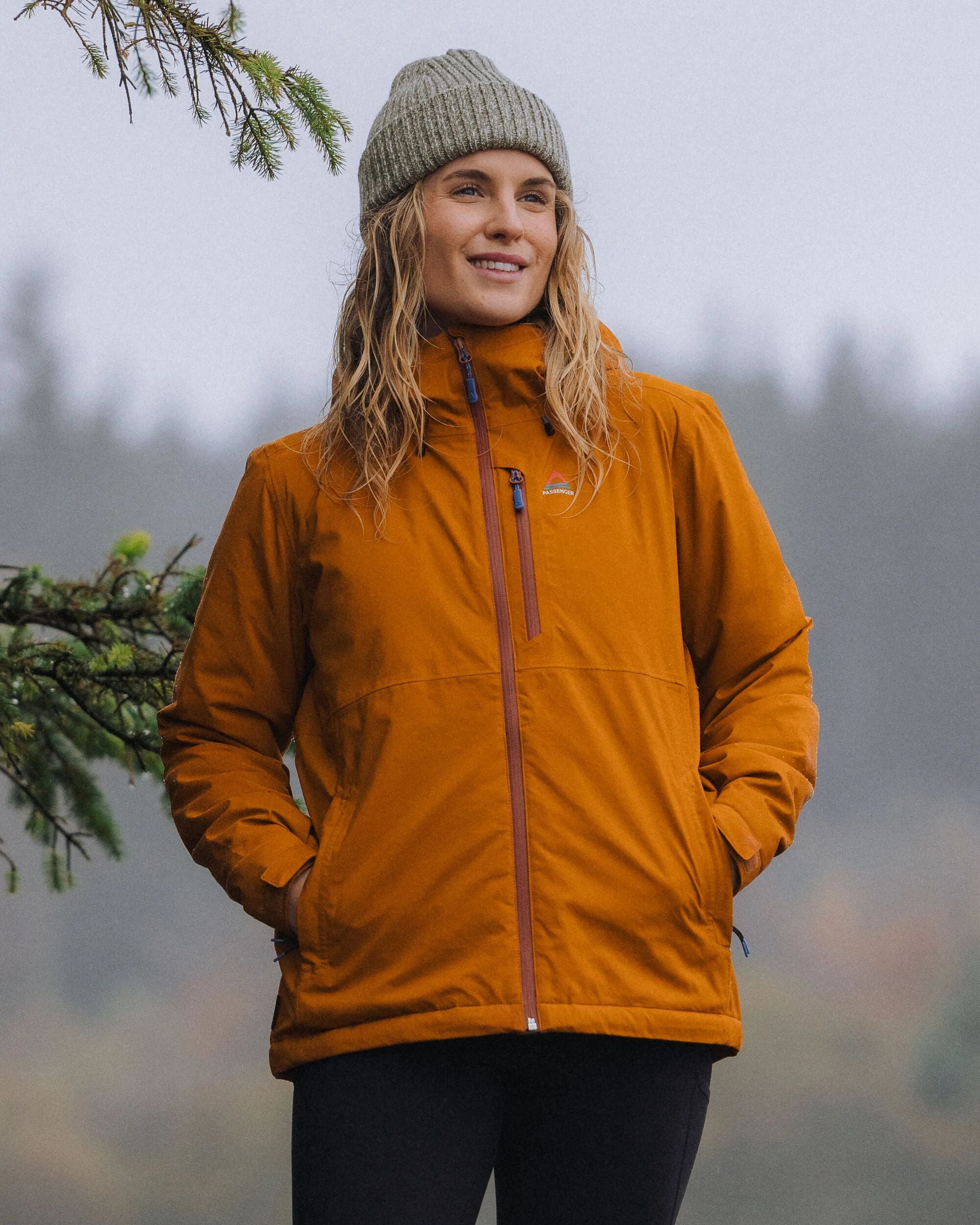 Elevate Insulated Waterproof Jacket Retro Orange – Passenger